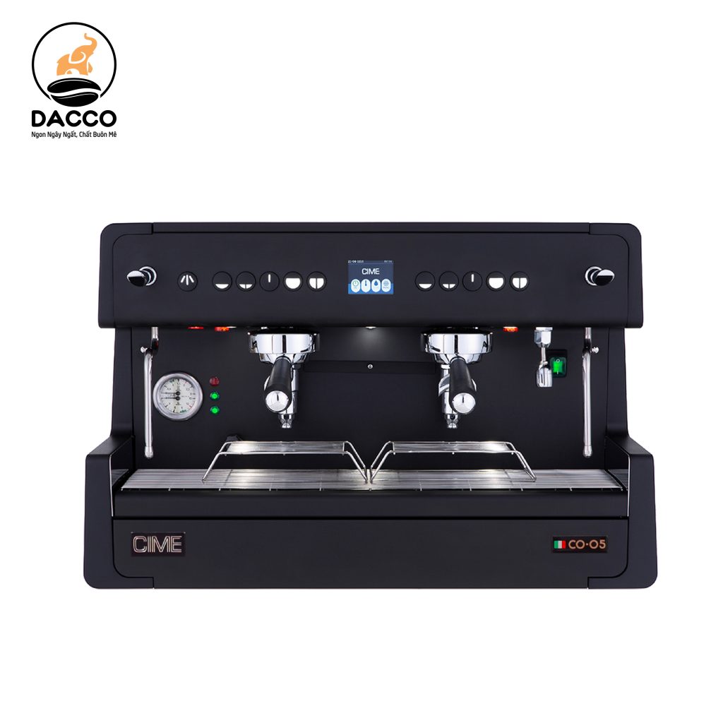 Máy pha CIME CO-05 PID TOTAL BLACK (Single boiler) 2 Group - Dacco Coffee