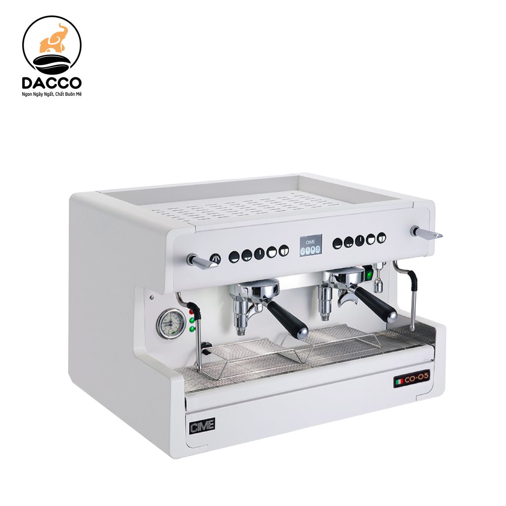 Máy pha CIME CO-05 PID TOTAL WHITE (Single boiler) 2 Group - Dacco Coffee